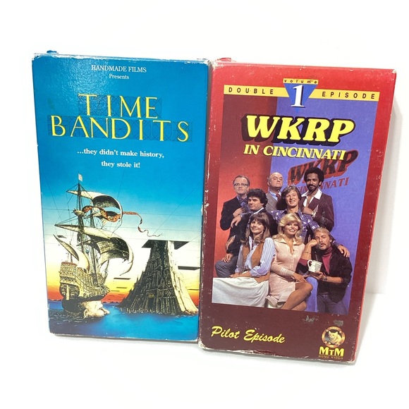 Other | Wkrp In Cincinnati Pilot Vhs Time Bandits Vhs | Poshmark